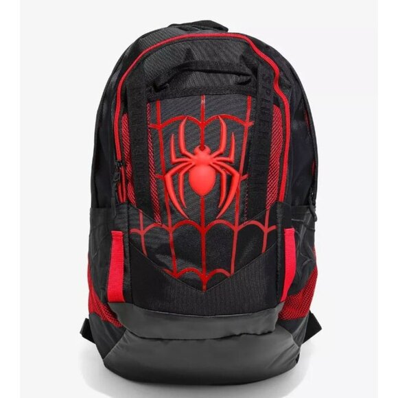 Marvel | Bags | Marvel Spiderman Web Builtup Backpack Laptop Tech ...